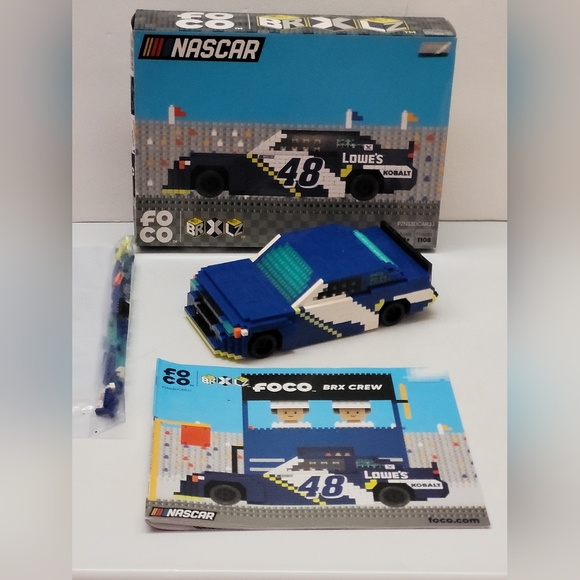 Toys | Foco Brx Nascar Lowes 48 Micro Bricks Complete Car Sold Built ...